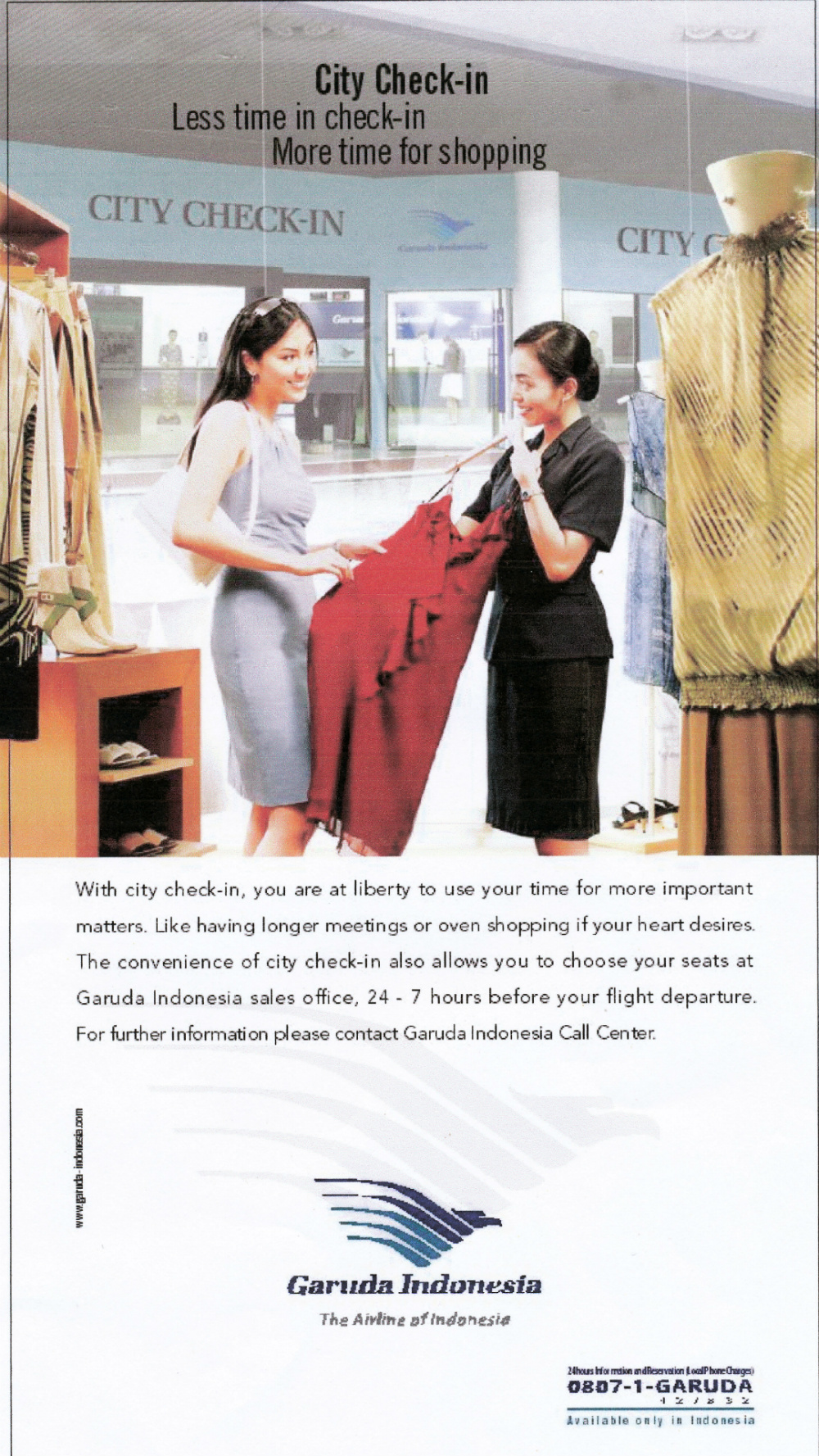 brochure project: Garuda Indonesia – think storytelling